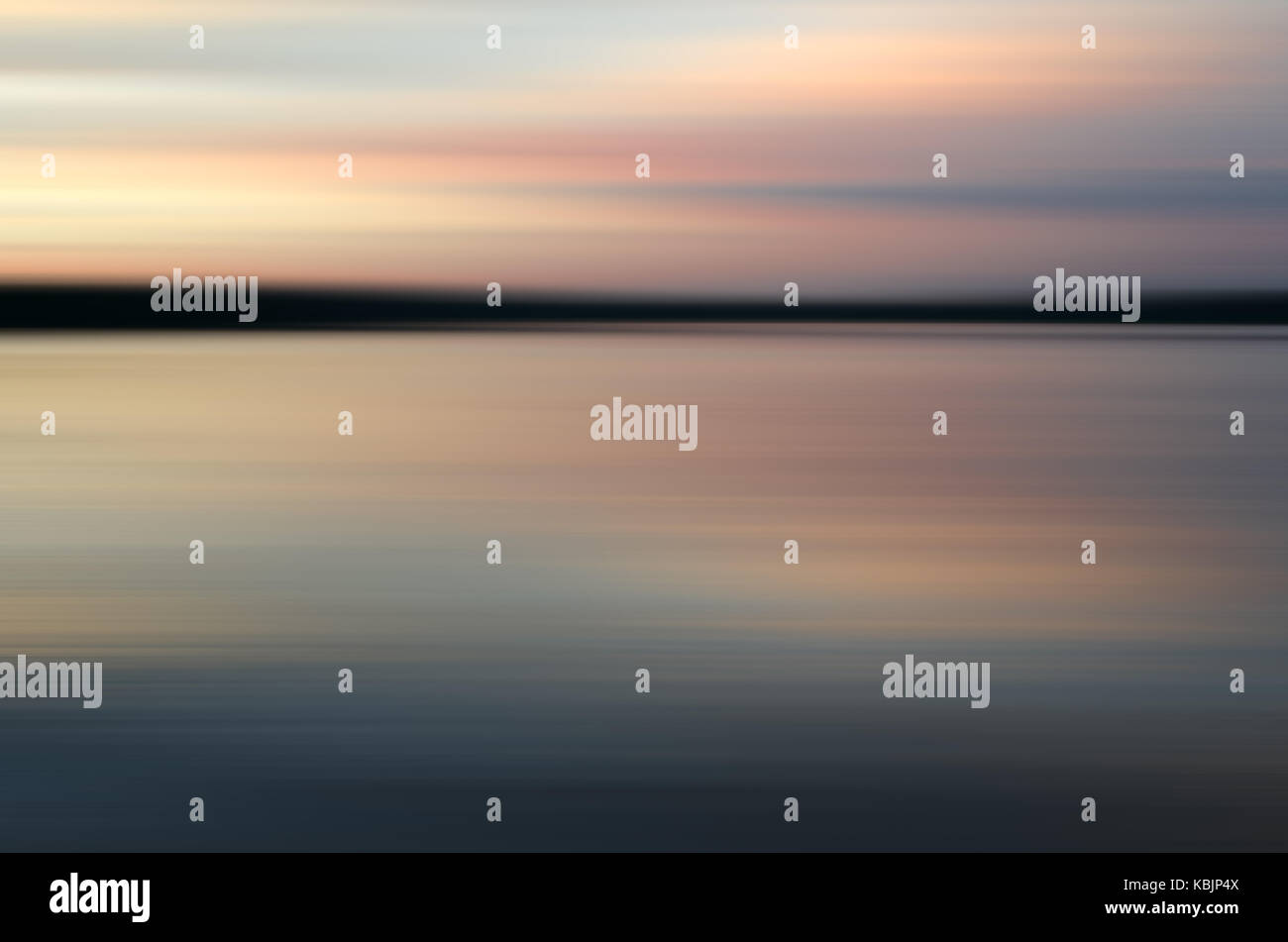 Abstract motion blur sunset nature background Stock Photo - Alamy