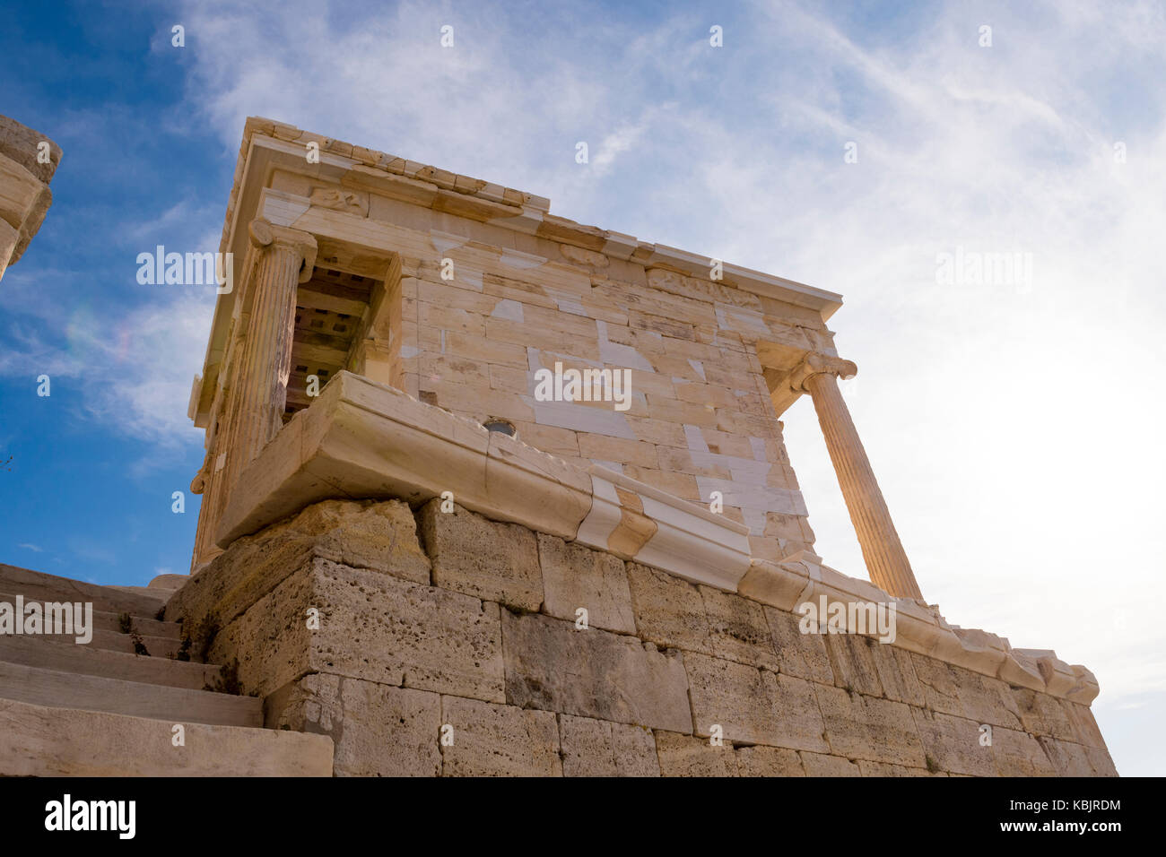 temple of athena nike, propylaea of acropolis Stock Photo - Alamy
