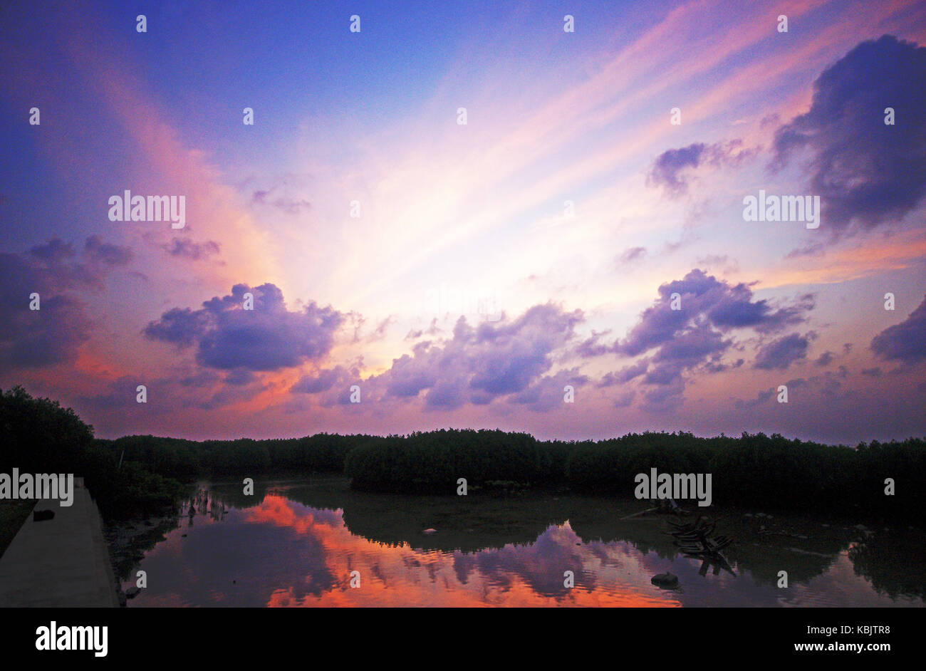 Sunrise at Pramuka Island, Kepulauan Seribu, Jakarta, Indonesia Stock ...