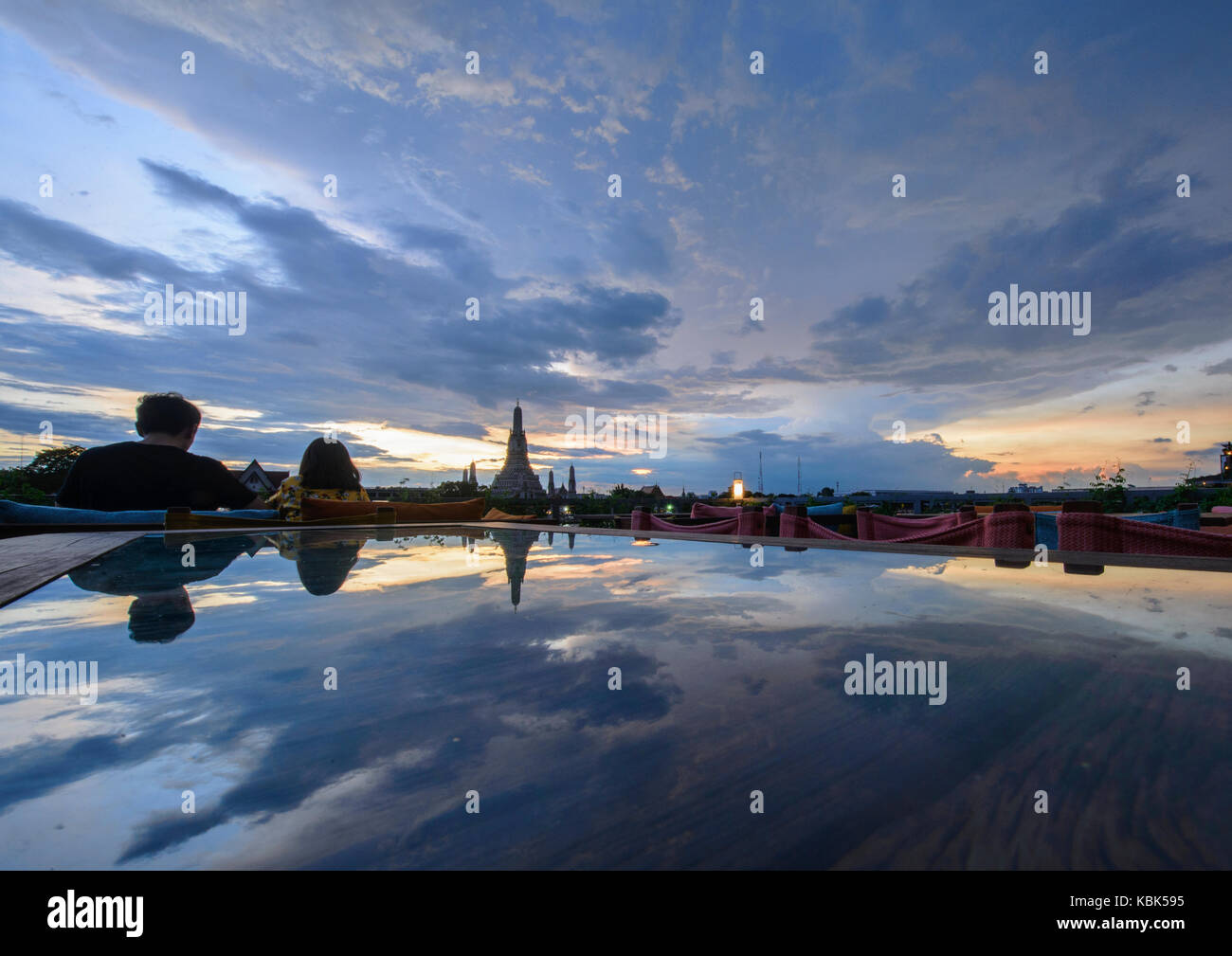 Beautiful View of Wat Arun, Bangkok, Thailand Stock Photo - Alamy