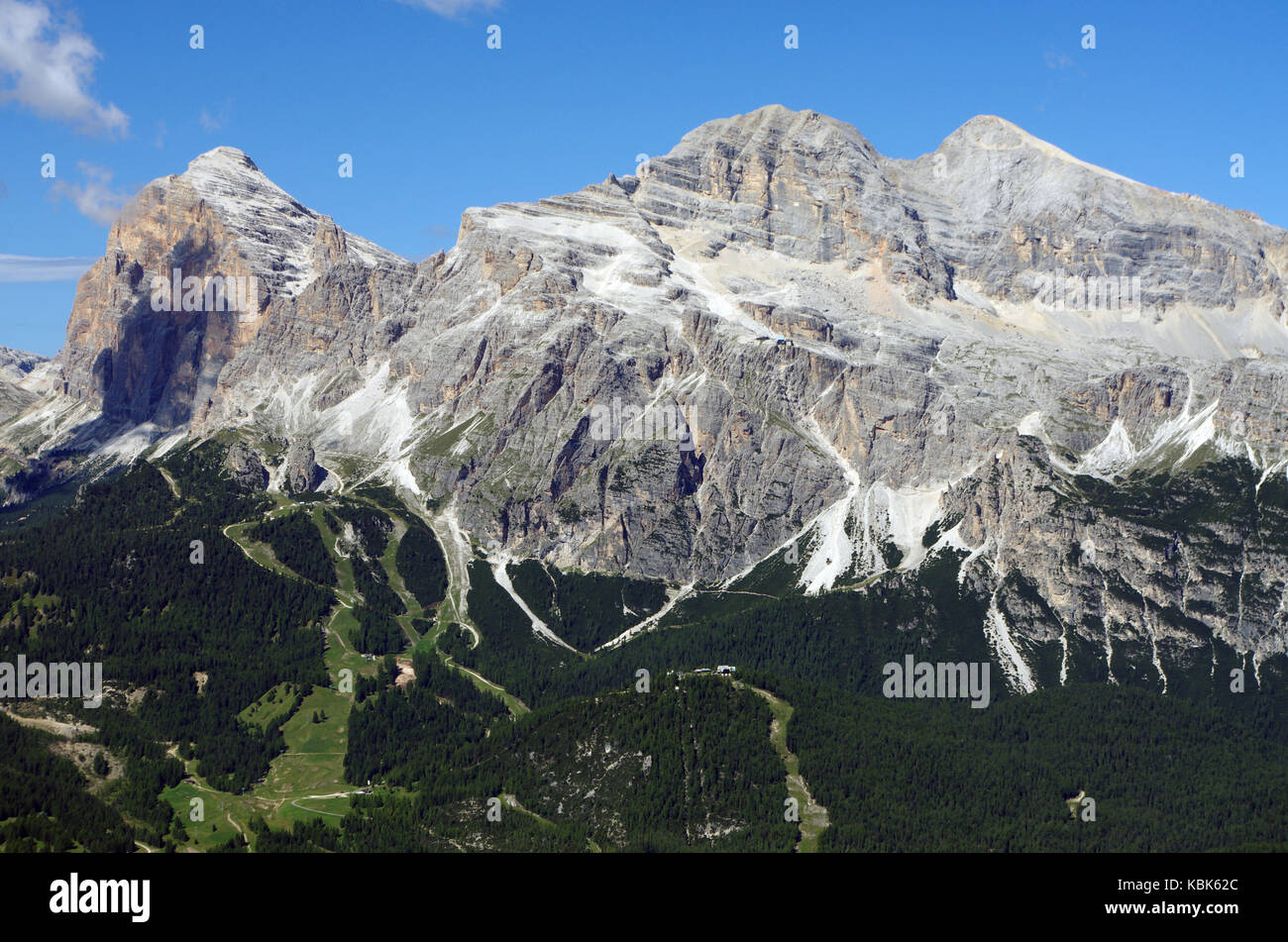 Landscape of the Dolomites in Italy in the Alps of Europe Stock Photo ...