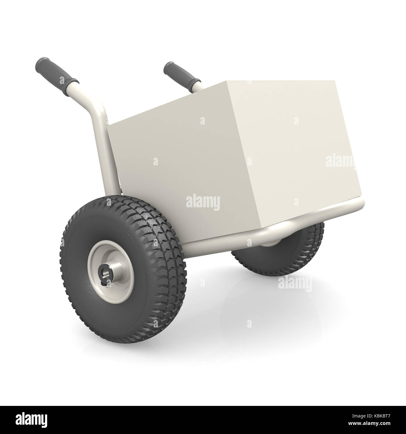 Packaging on dolly Stock Photo - Alamy