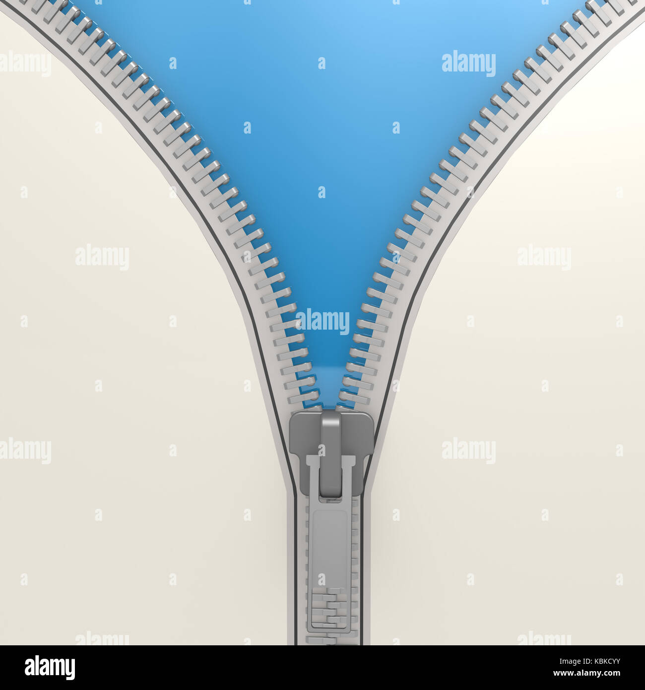 Isolated zipper with blue background Stock Photo - Alamy