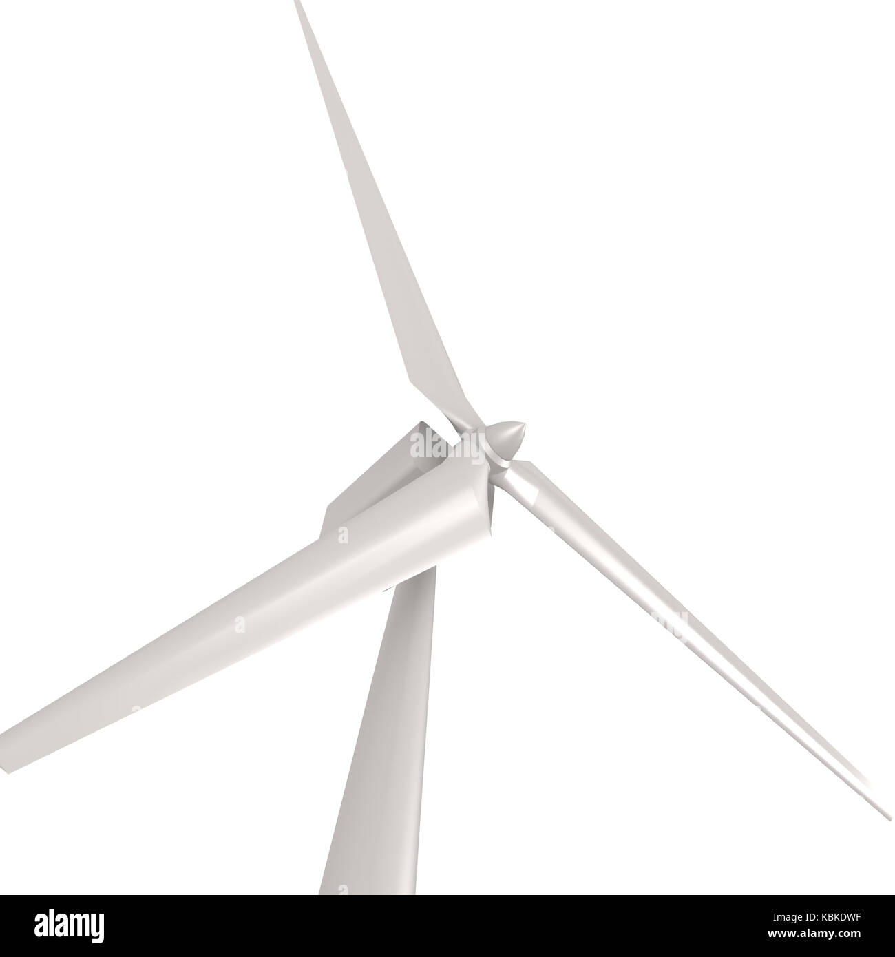 Isolated wind turbine Stock Photo - Alamy