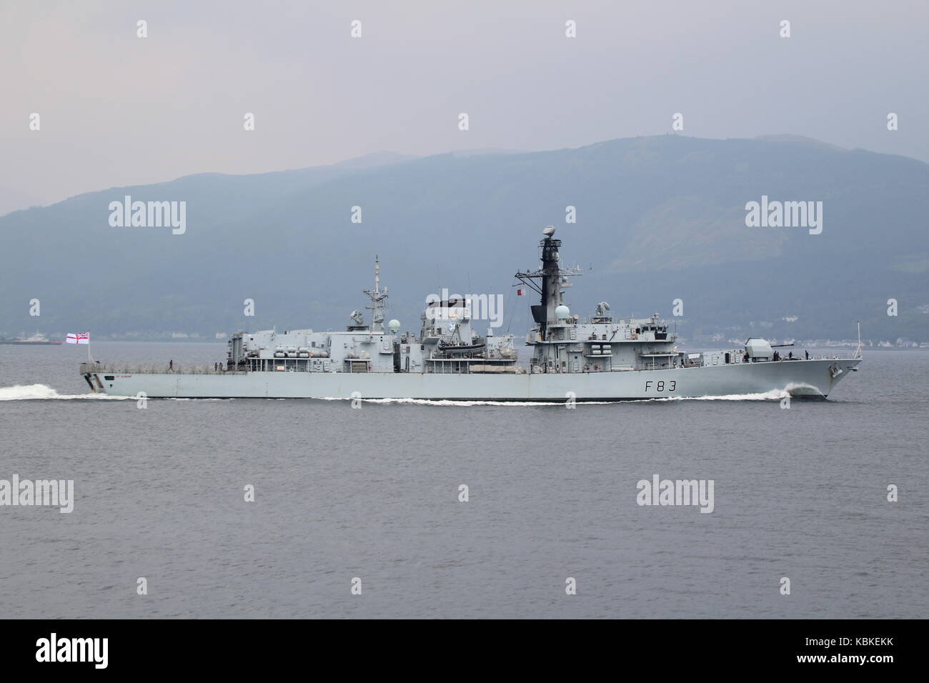 HMS St Albans (F83), a Duke-class (or Type 23) frigate operated by the ...