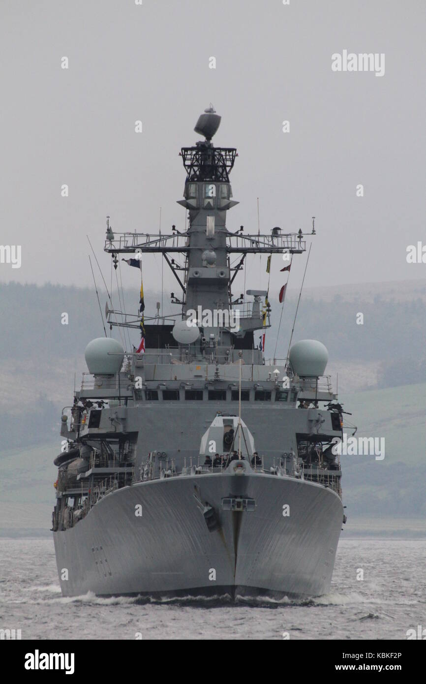 HMS St Albans (F83), a Duke-class (or Type 23) frigate operated by the ...