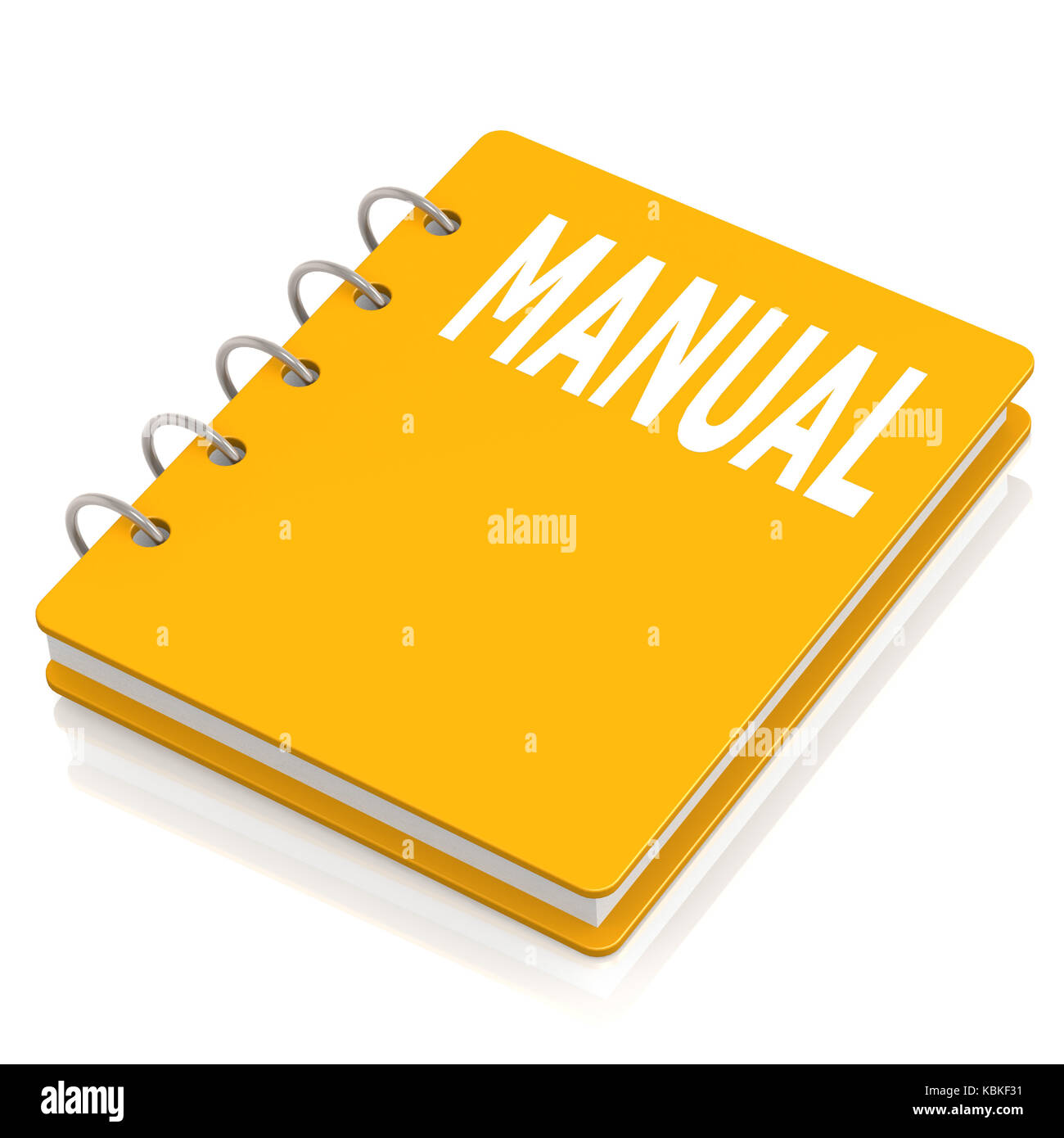 Manual hard cover book Stock Photo - Alamy