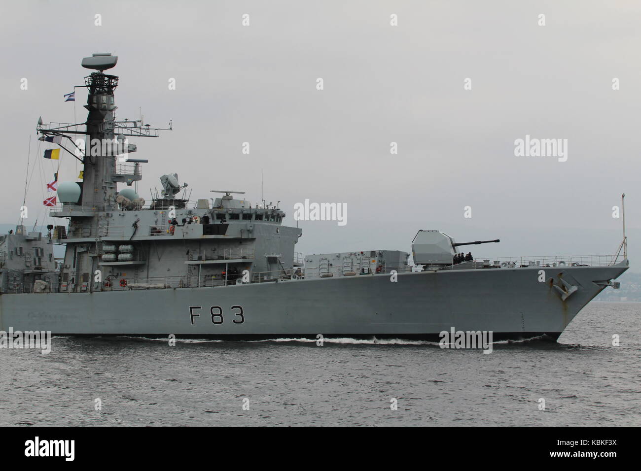 HMS St Albans (F83), a Duke-class (or Type 23) frigate operated by the ...