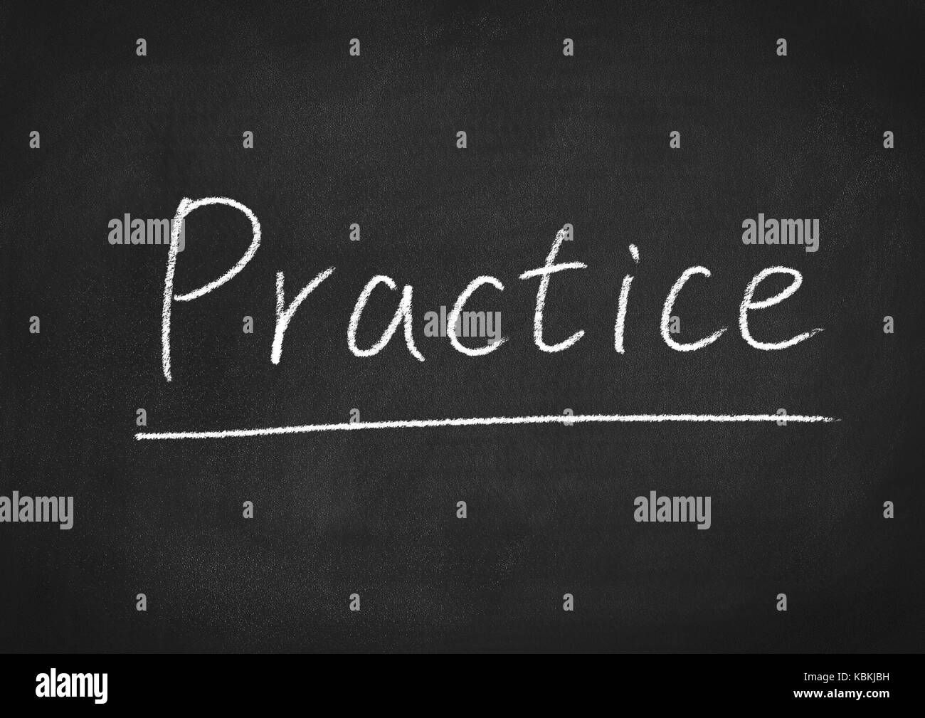 Practice makes perfect concept Black and White Stock Photos & Images ...