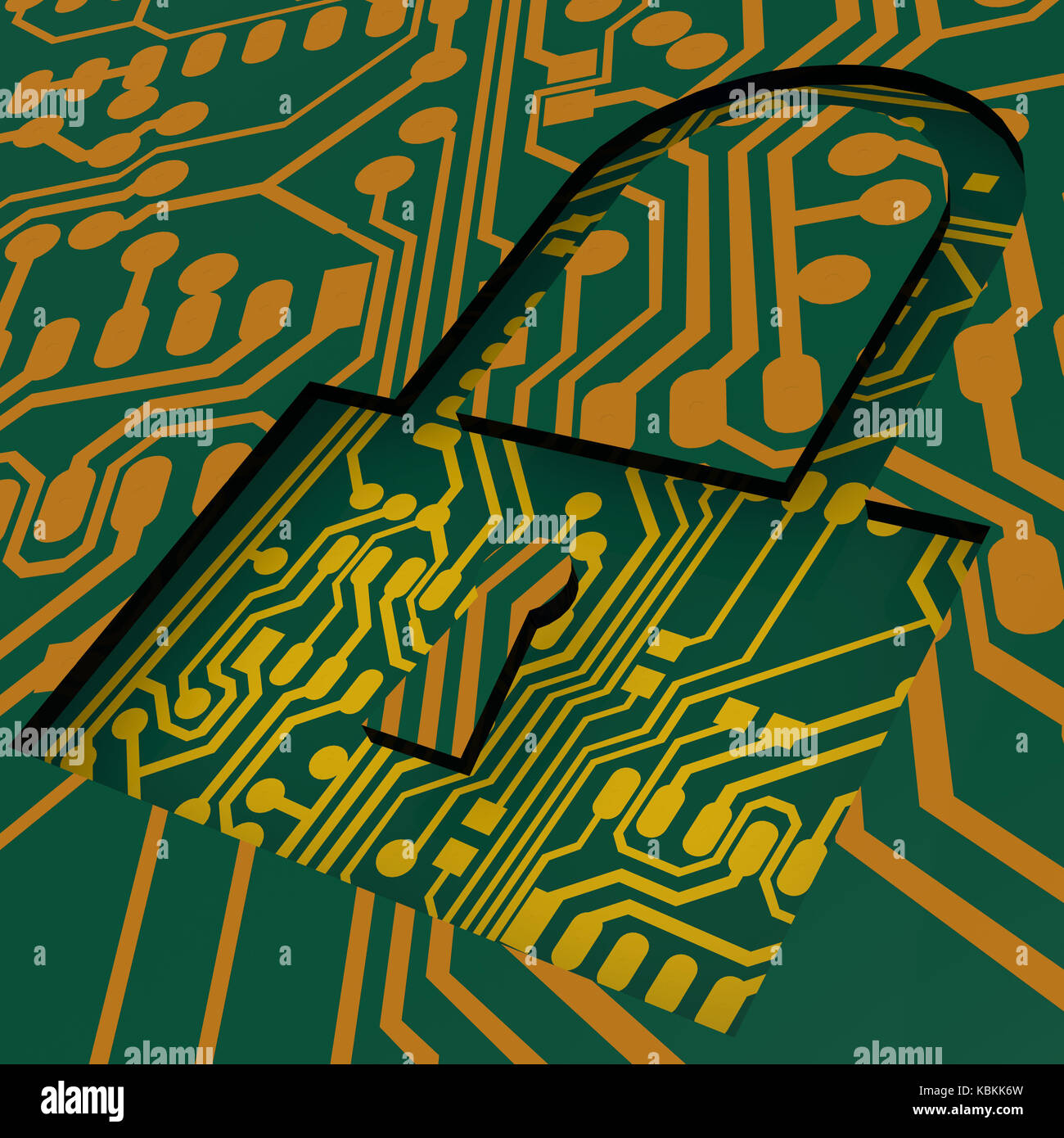 PCB and lock Stock Photo - Alamy