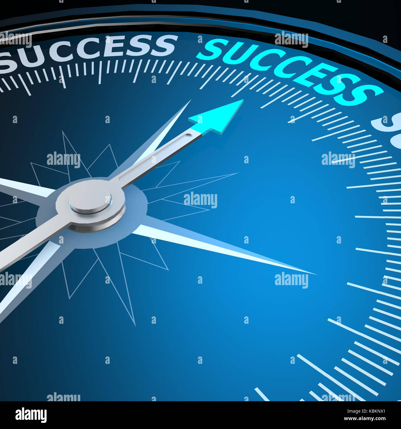 Success word on compass image with hi-res rendered artwork that could ...