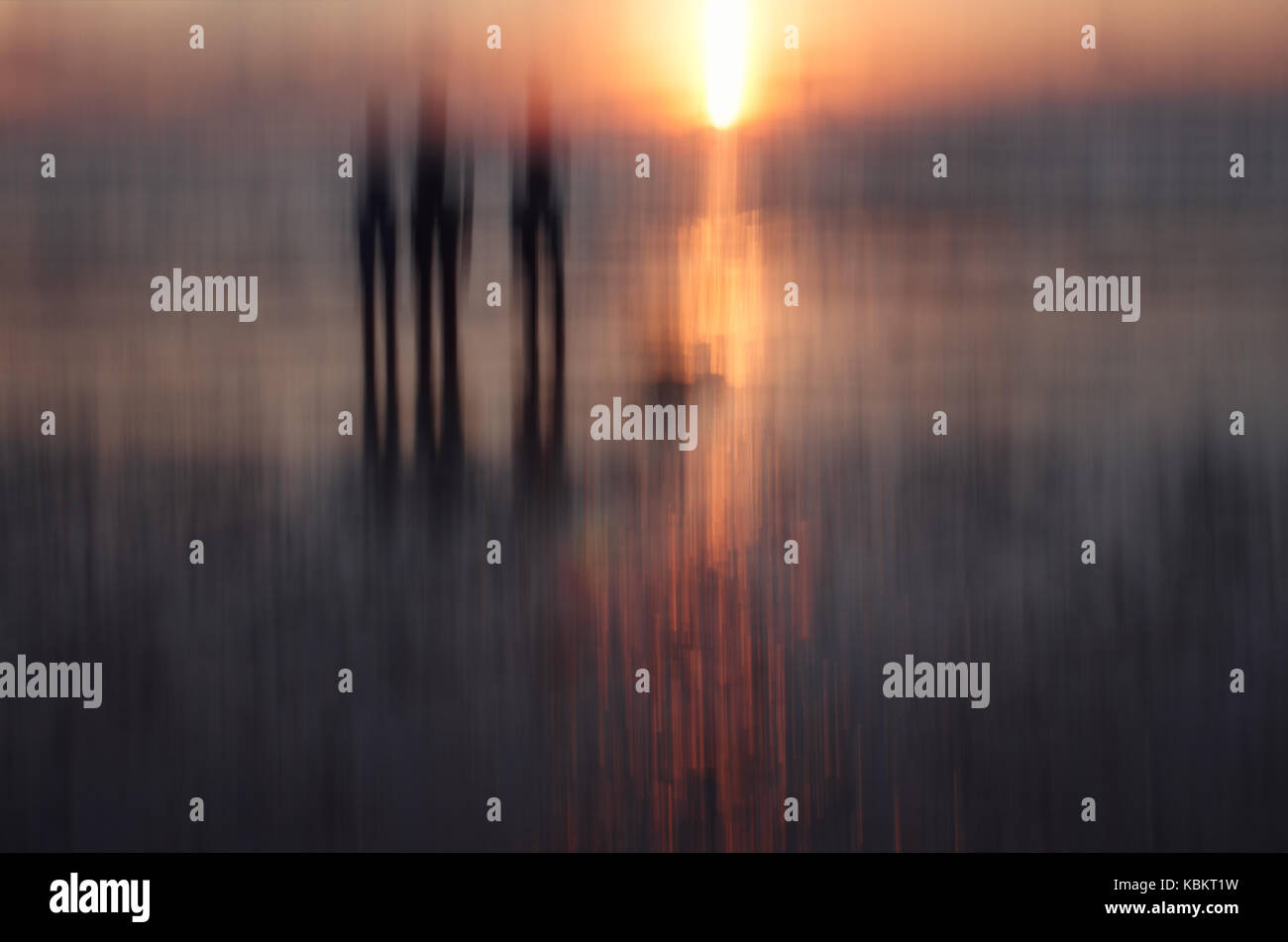Abstract motion blur sunset nature background Stock Photo - Alamy