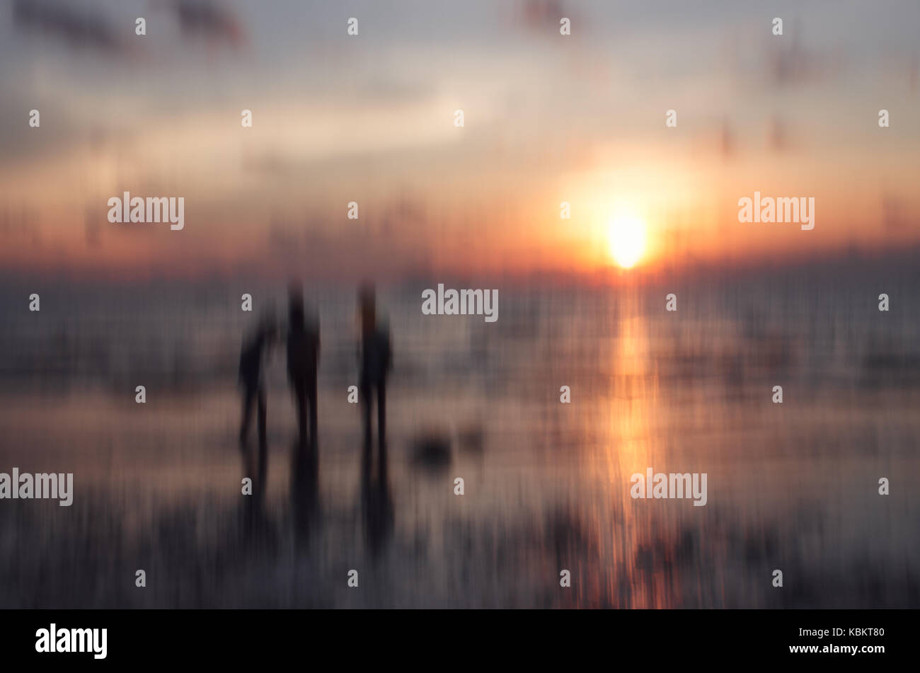 Abstract motion blur sunset nature background Stock Photo - Alamy