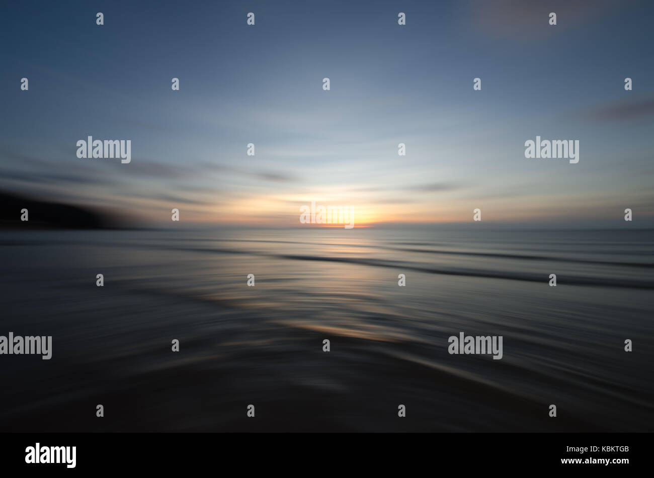 Abstract motion blur sunset nature background Stock Photo - Alamy