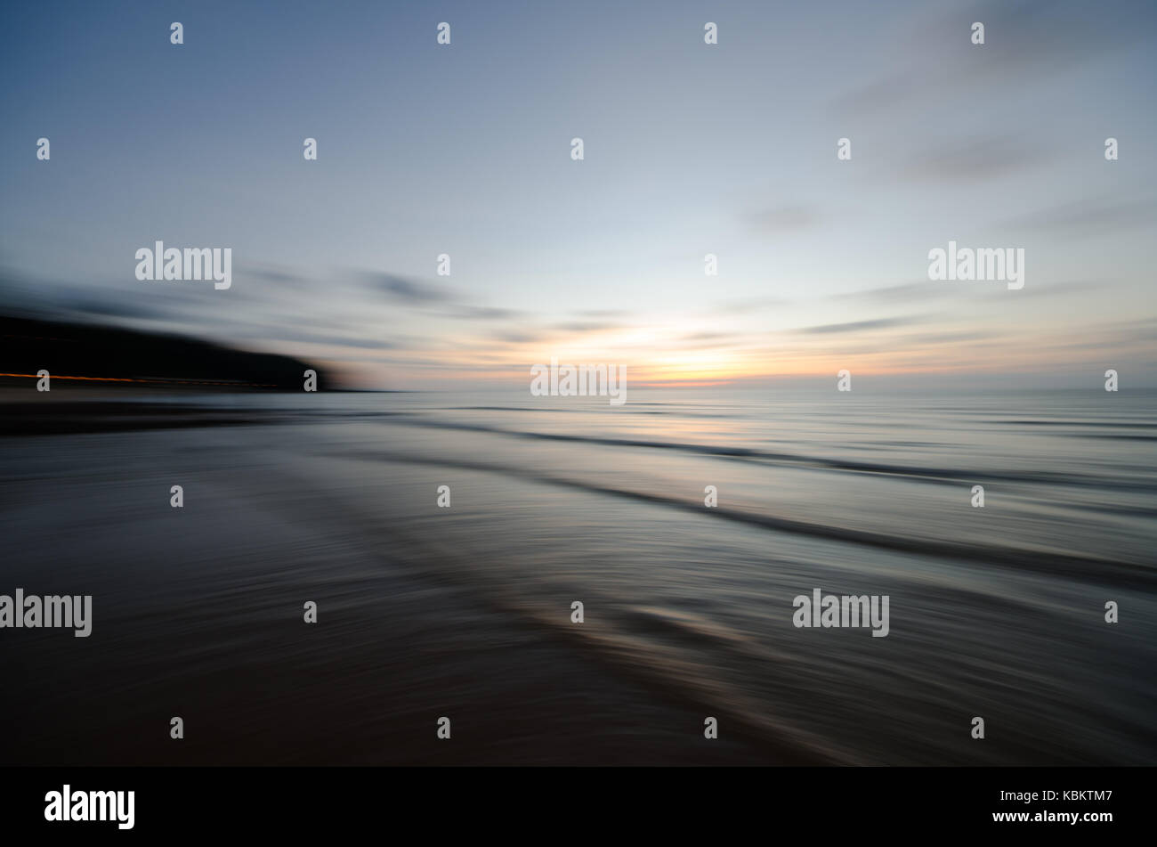 Abstract motion blur sunset nature background Stock Photo - Alamy