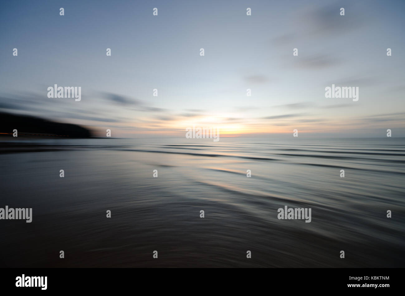 Abstract motion blur sunset nature background Stock Photo - Alamy