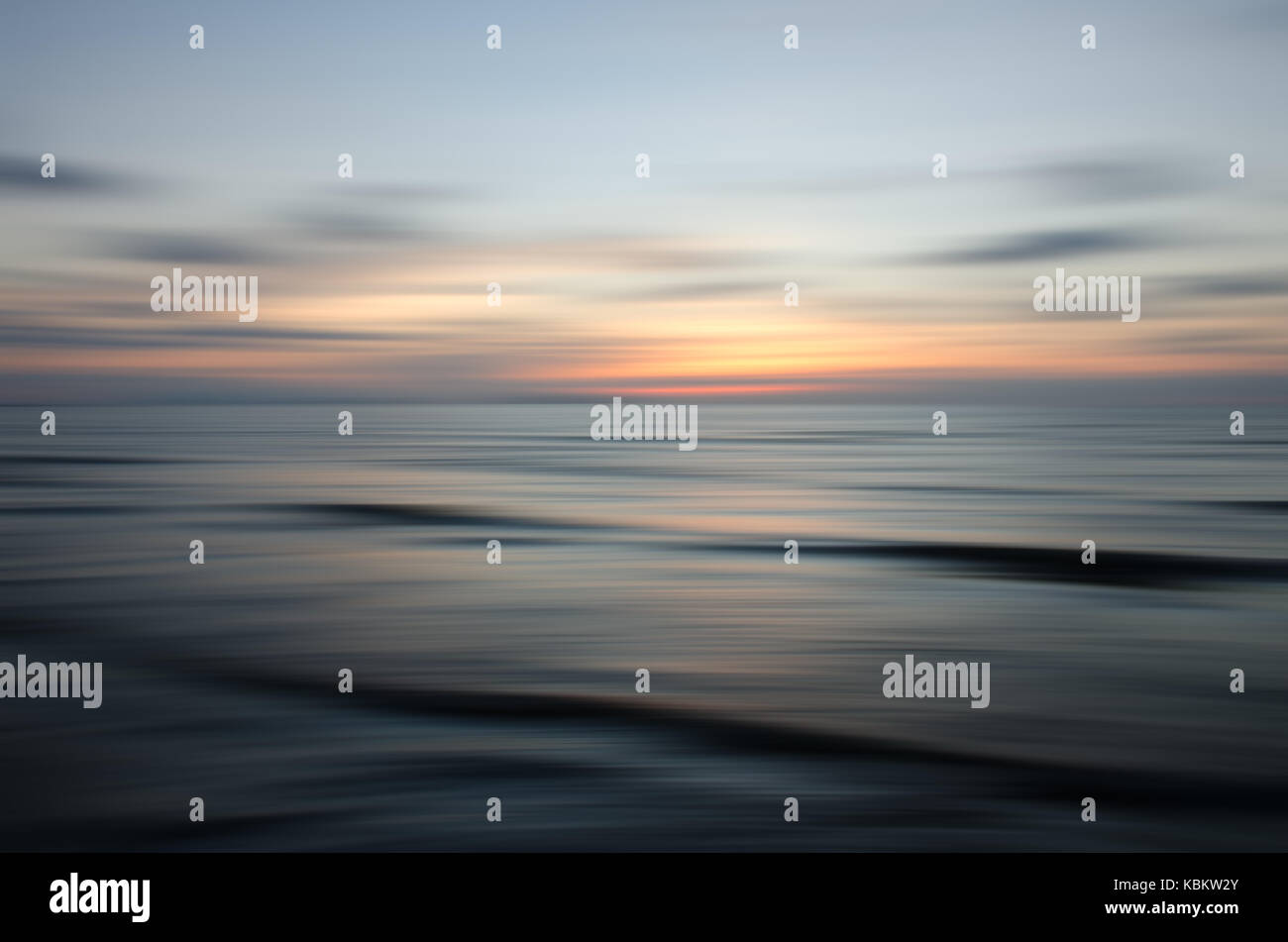 Abstract motion blur sunset nature background Stock Photo - Alamy
