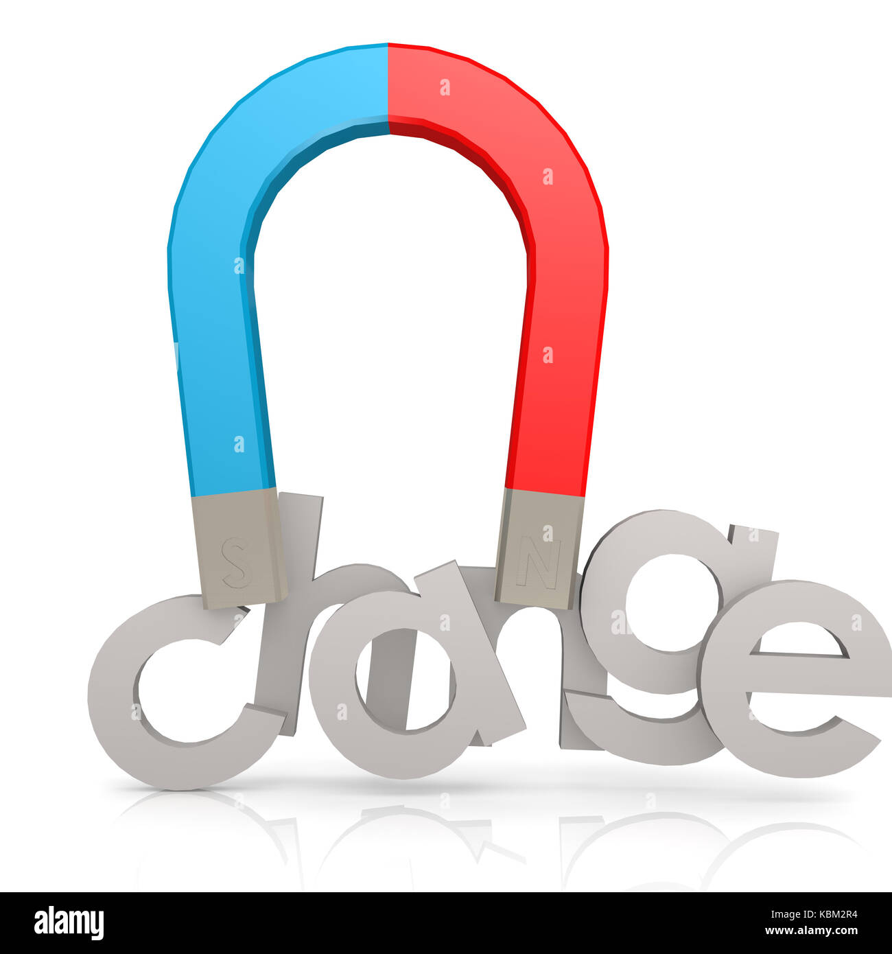 Magnet and change word image with hi-res rendered artwork that could be ...