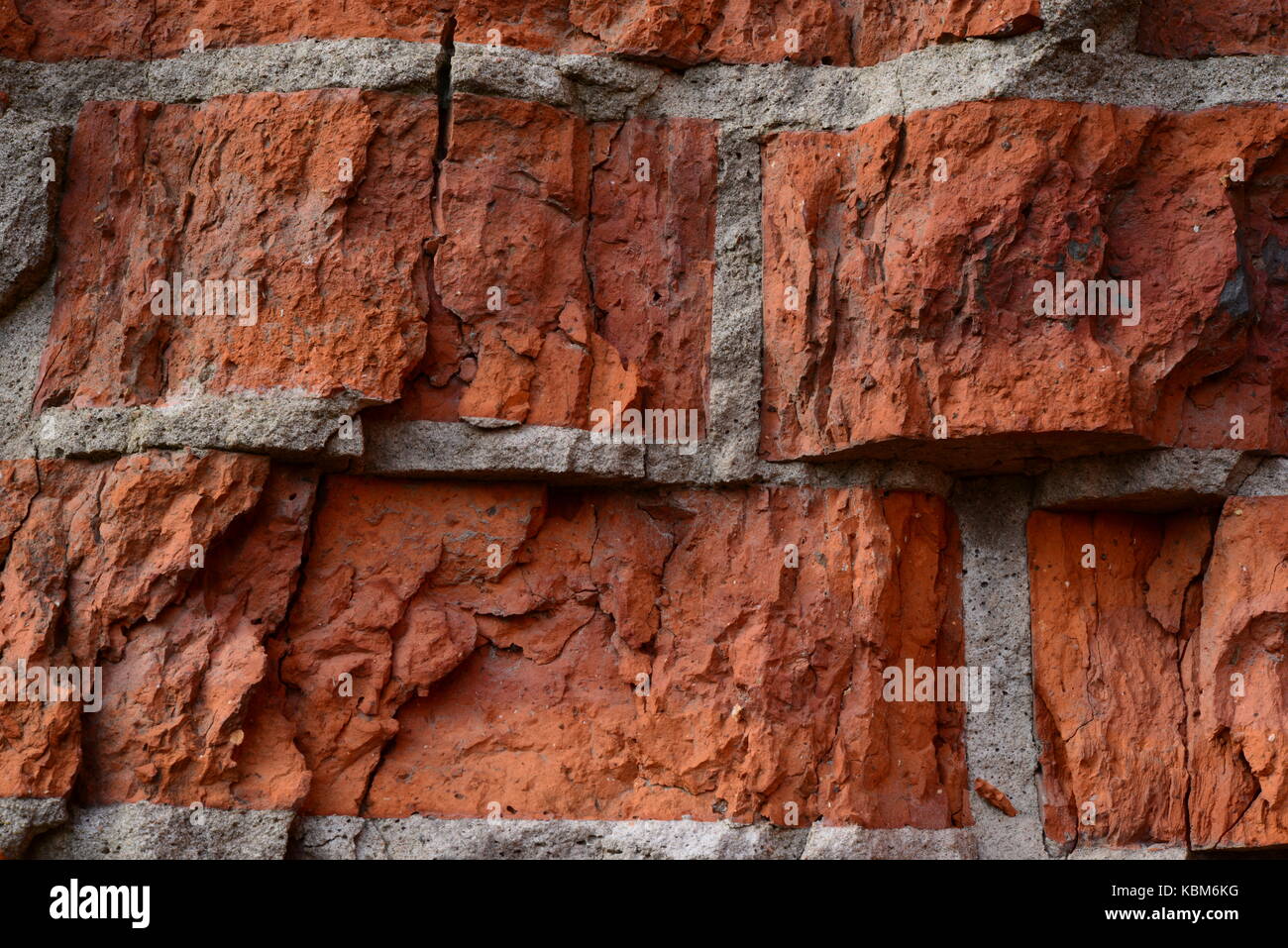 The internal structure of the old red brick of the first Russian ...