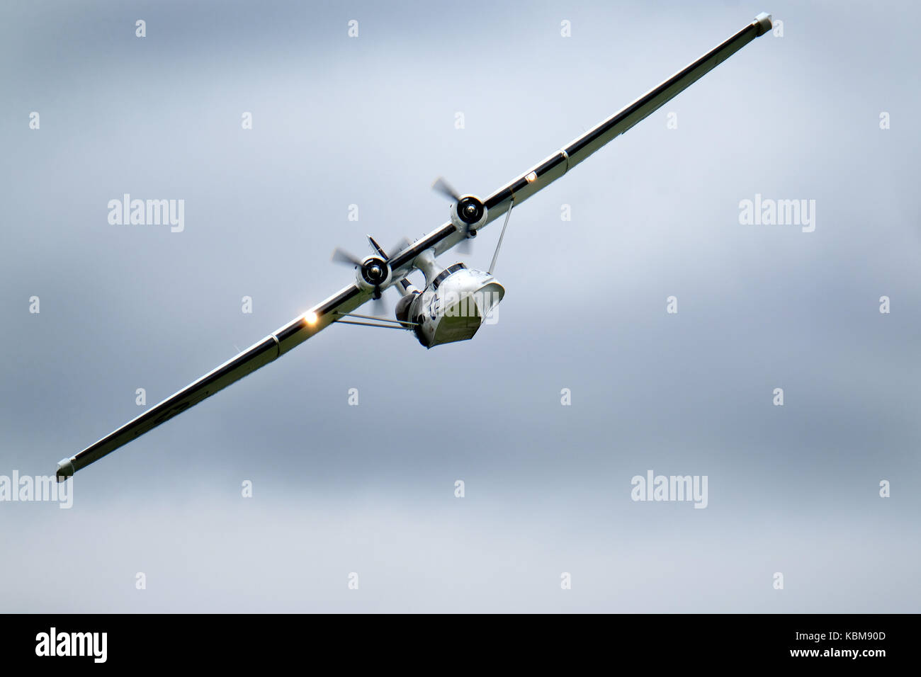 Consolidated PBY Catalina flying boat amphibian Stock Photo - Alamy