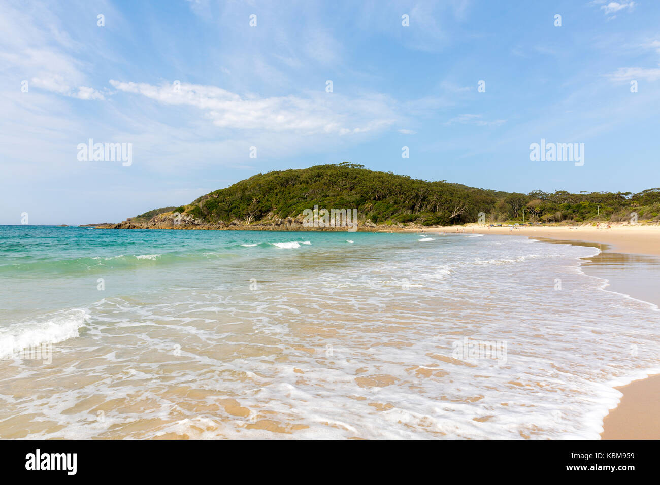 Elizabeth beach in Pacific Palms on the mid north coast of New south ...