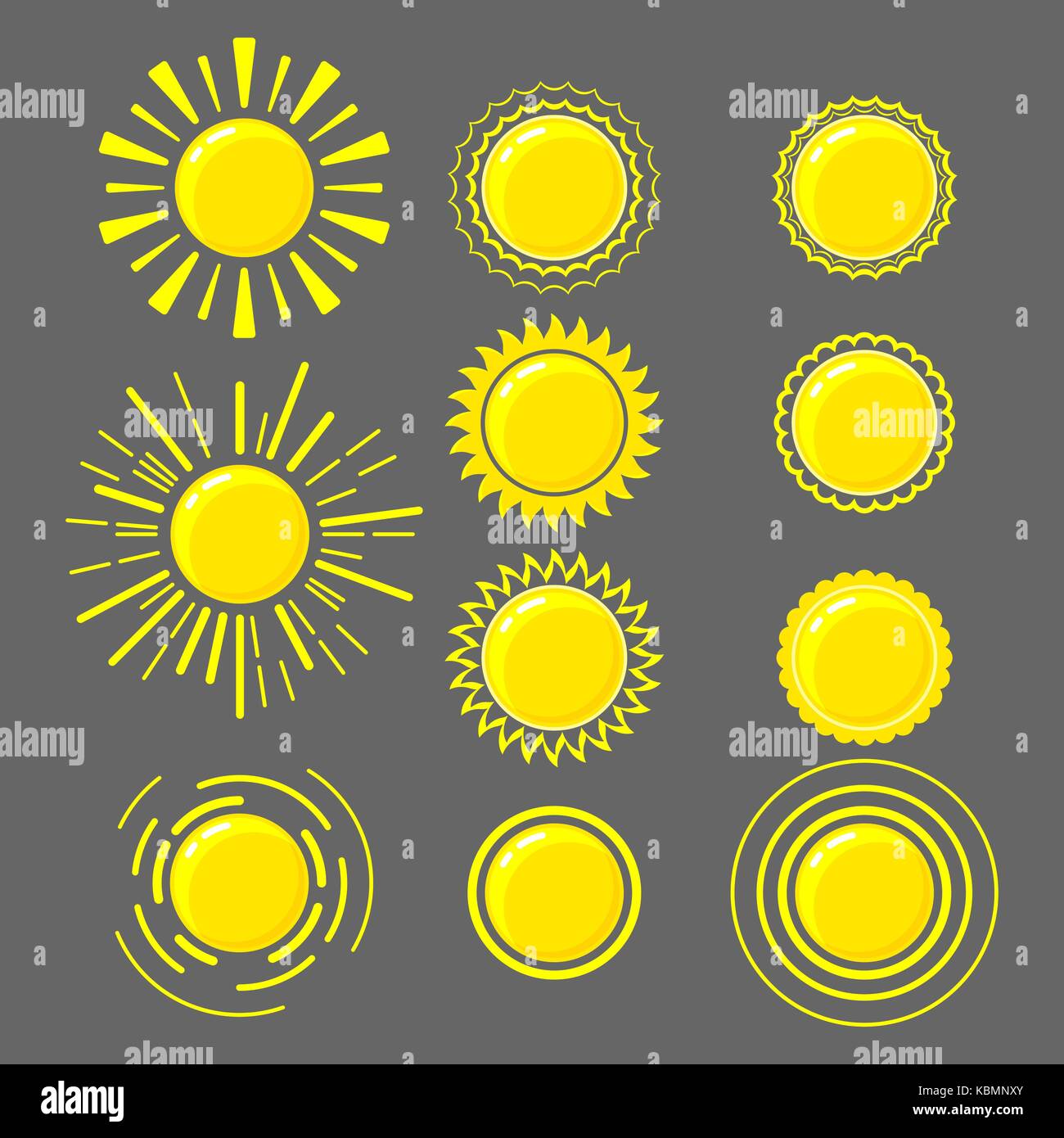Yellow light sun Stock Vector Images - Alamy