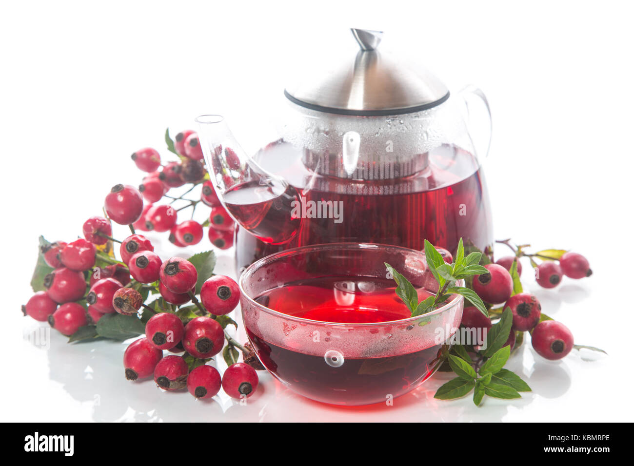 rose hip tea Stock Photo - Alamy