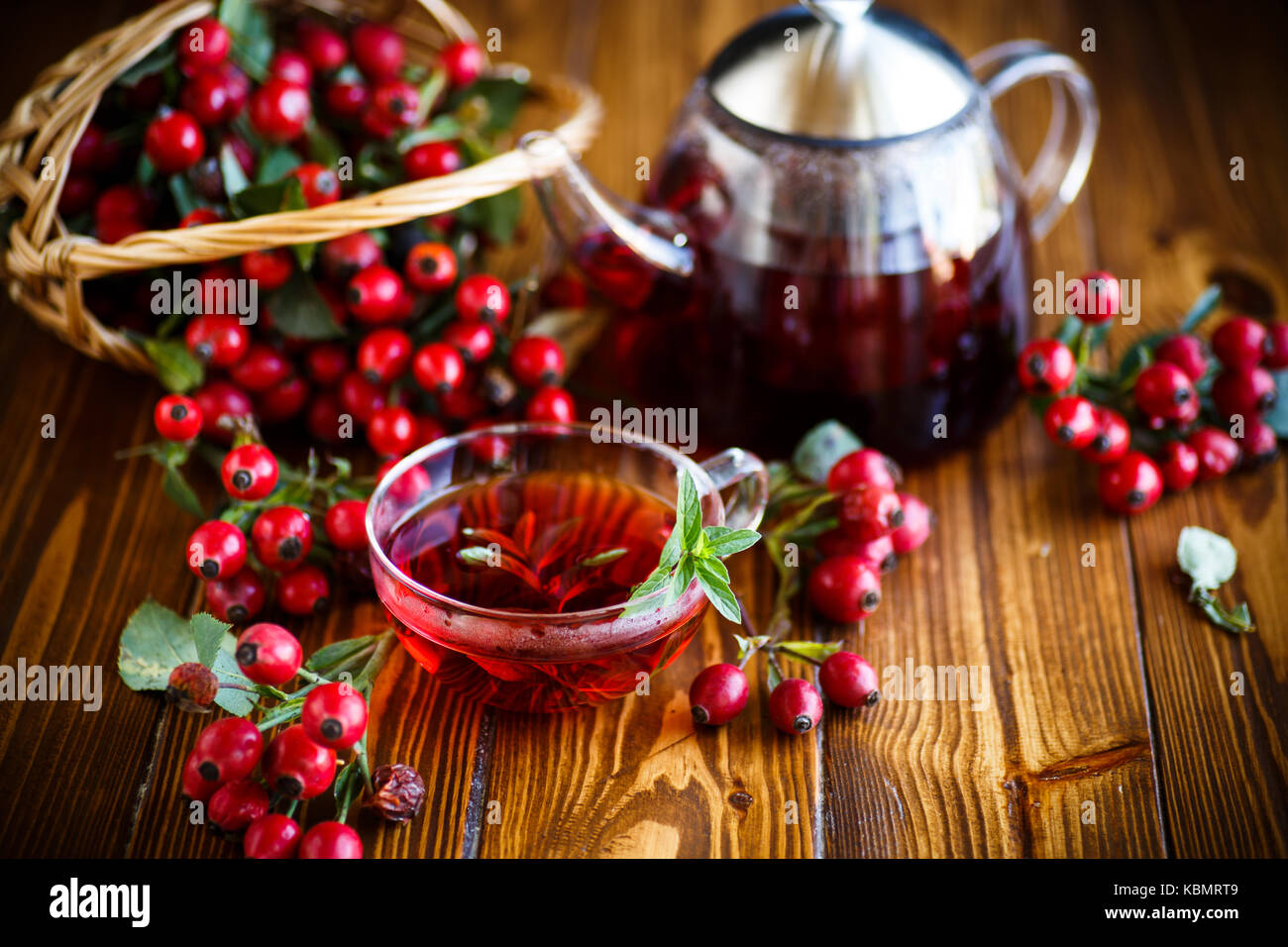 rose hip tea Stock Photo - Alamy