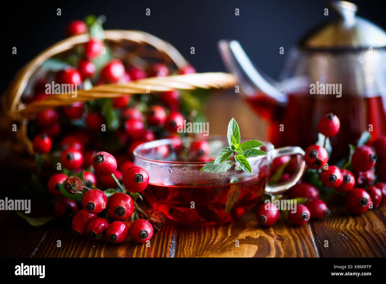 rose hip tea Stock Photo - Alamy