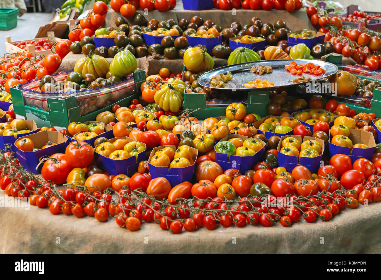 Big selection tomato variety hi-res stock photography and images - Alamy