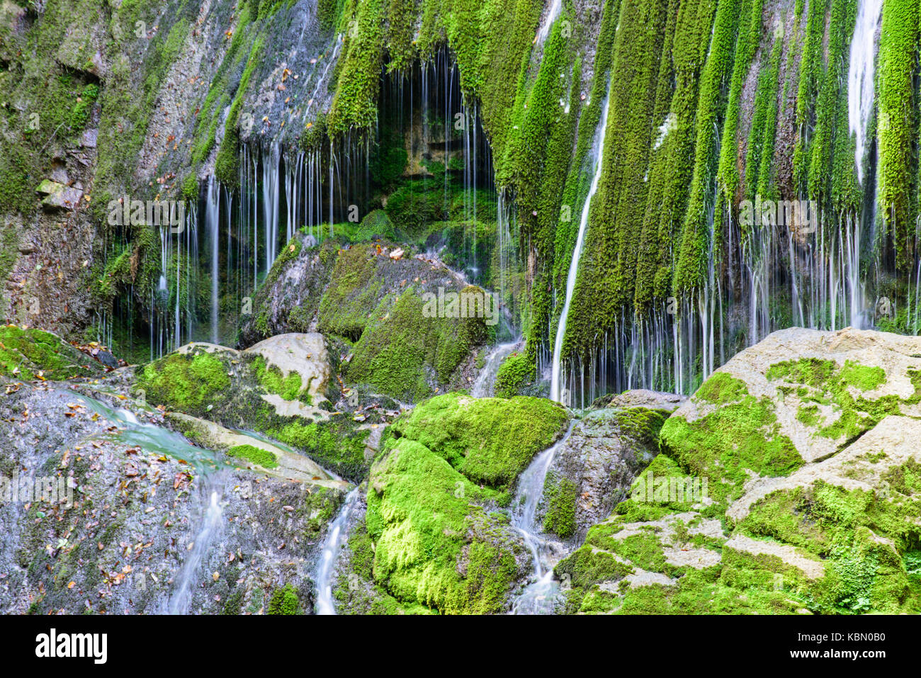 Waterfalls immersed in nature Stock Photo - Alamy