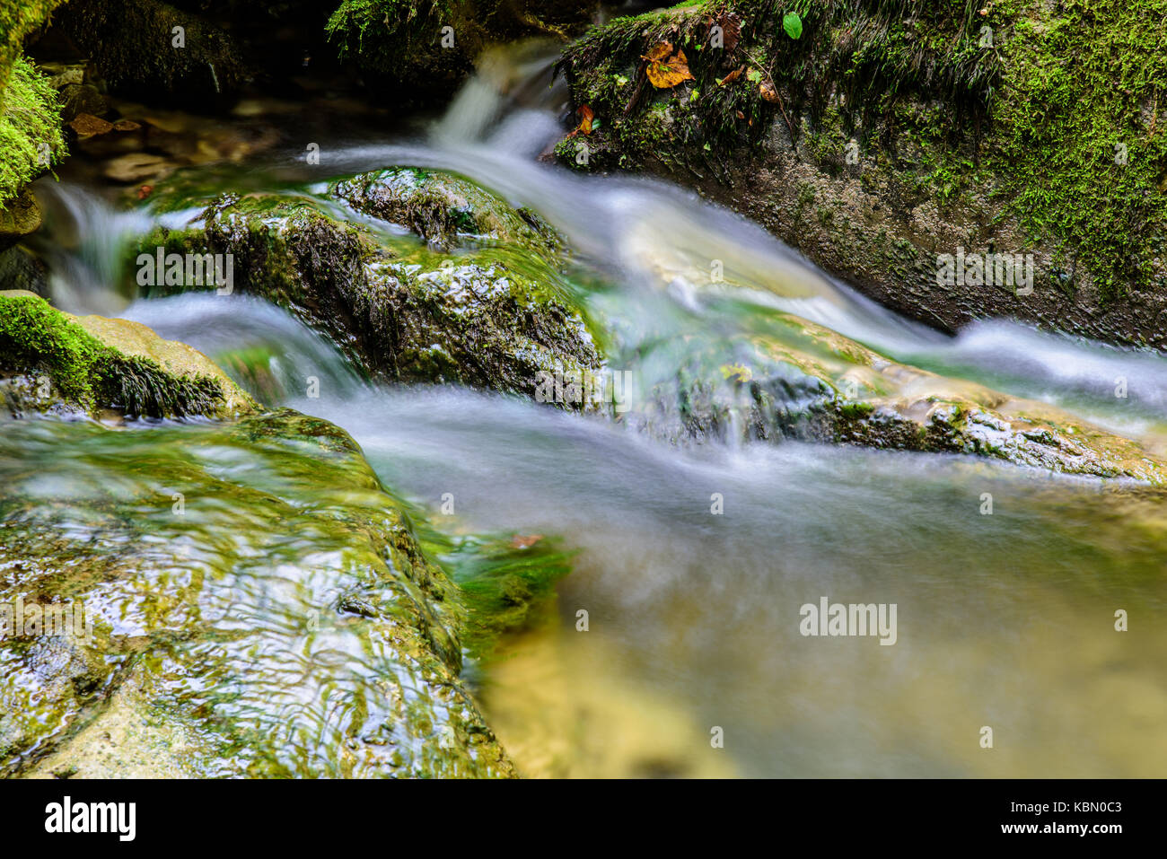 Waterfalls immersed in nature Stock Photo - Alamy