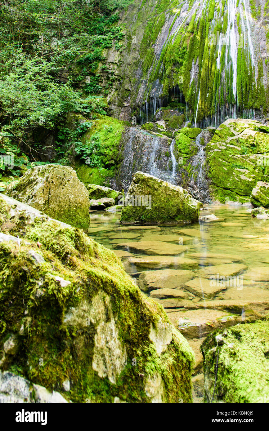 Waterfalls immersed in nature Stock Photo - Alamy