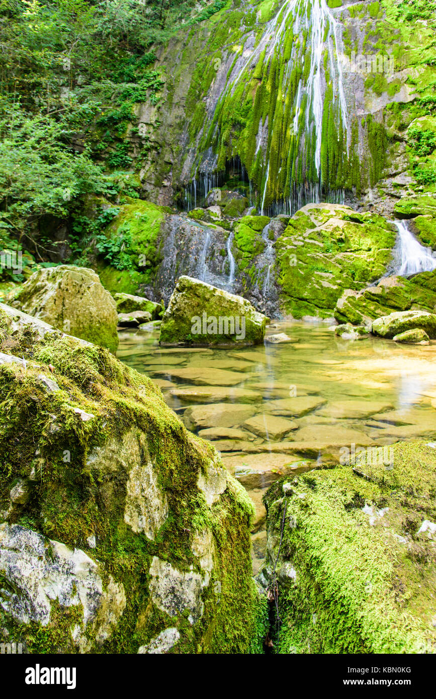 Waterfalls immersed in nature Stock Photo - Alamy