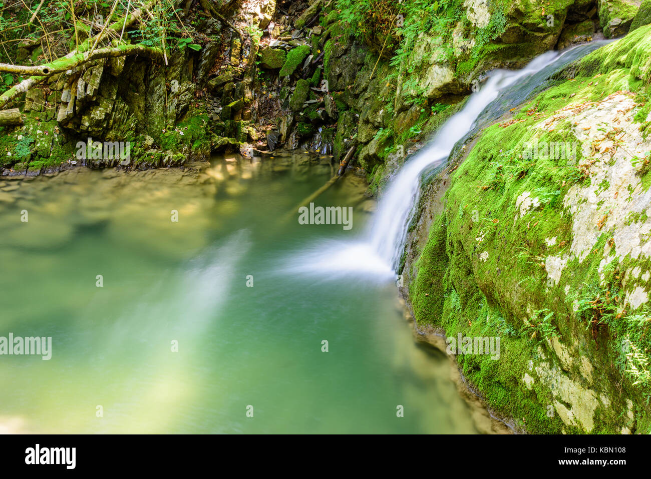 Waterfalls immersed in nature Stock Photo - Alamy
