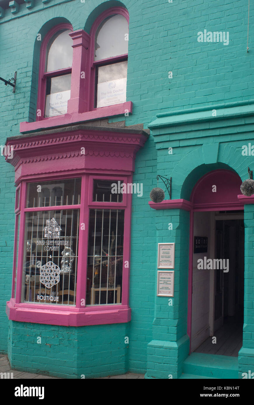 Shop on Baker Street, Middlesbrough Stock Photo - Alamy