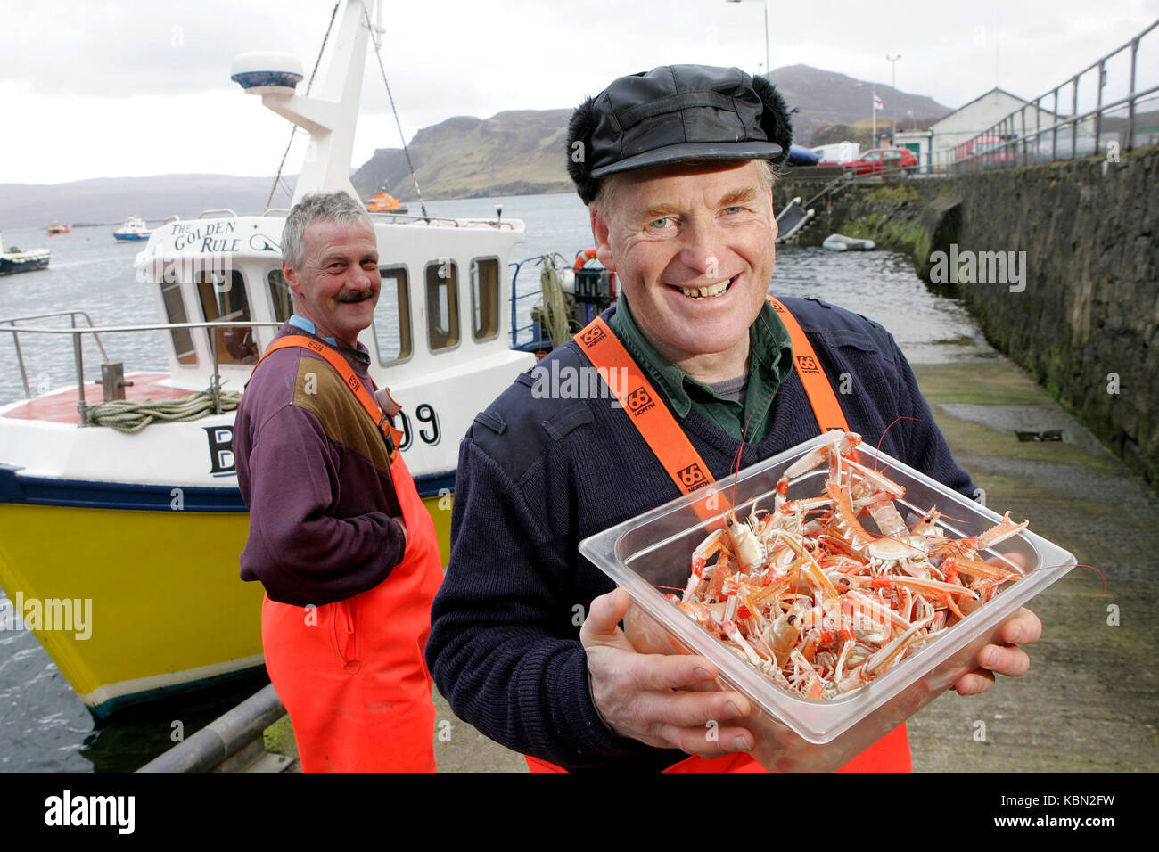 Seafood fishing on Isle of Skye Stock Photo - Alamy