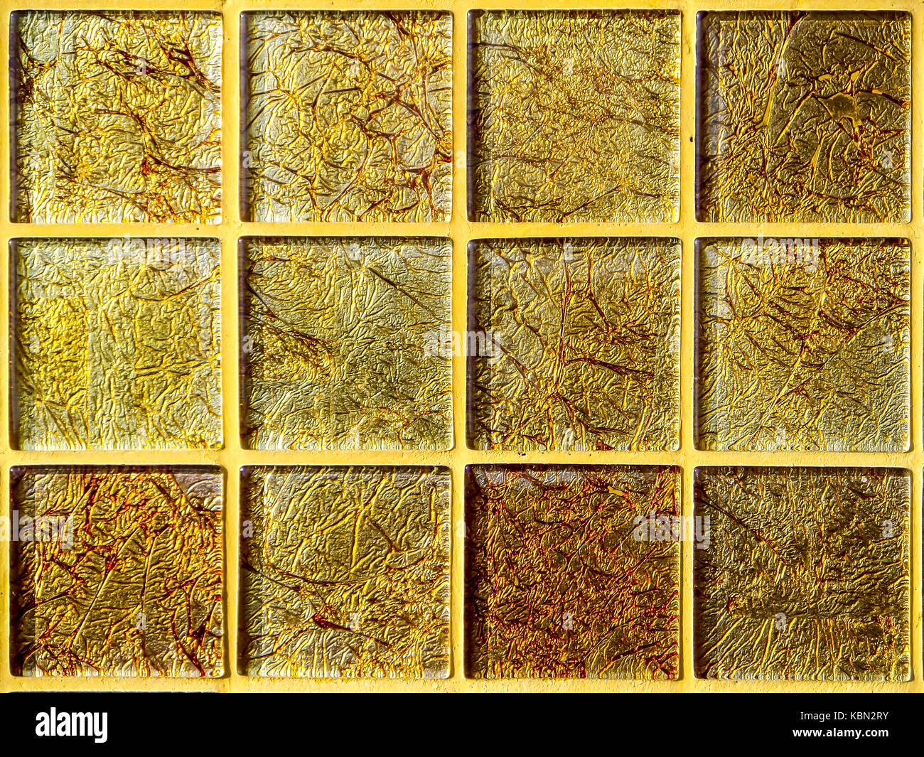 Mosaic gold square block wallpaper luxury background high class ...