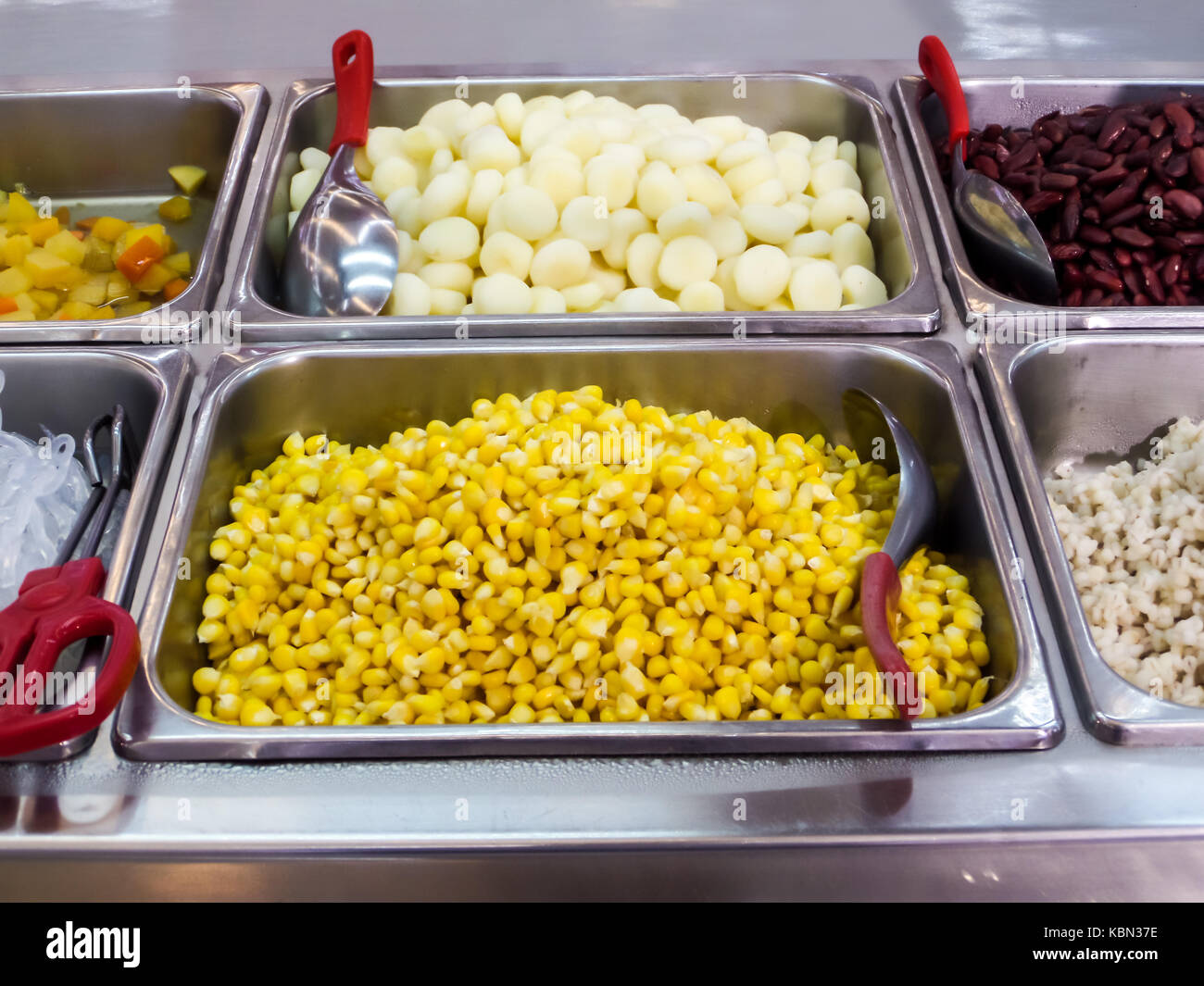 sweet corn vegetable for lunch buffet Stock Photo - Alamy