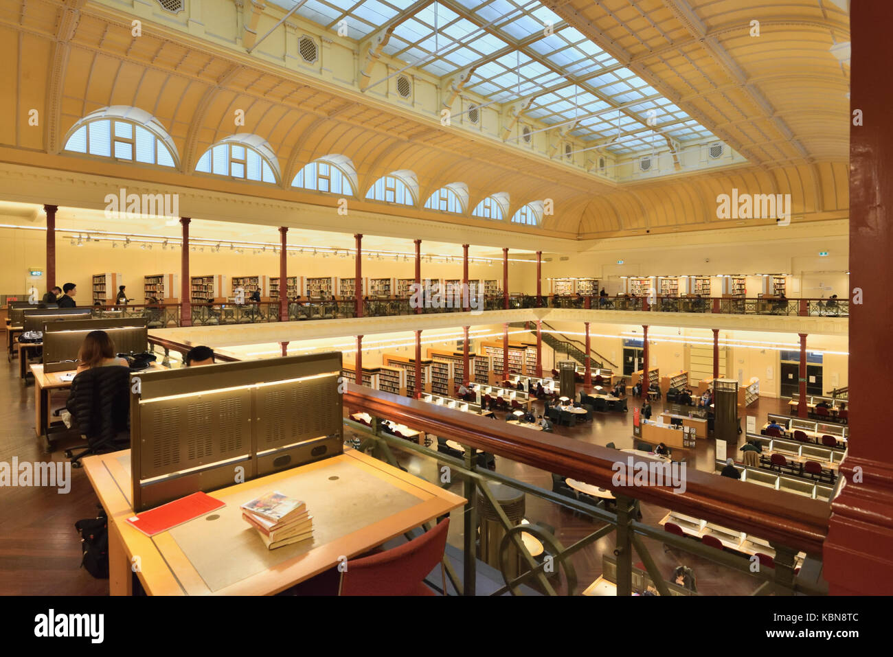Australia Melbourne. State Library of Victoria. On the Redmond Barry ...