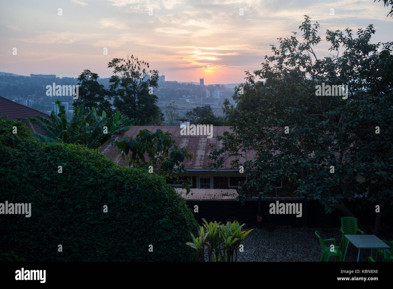 Sunset, Kigali, Rwanda Stock Photo - Alamy