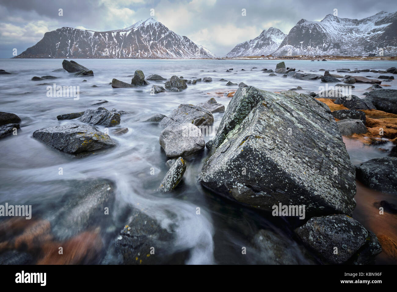 Coast of Norwegian sea Stock Photo - Alamy