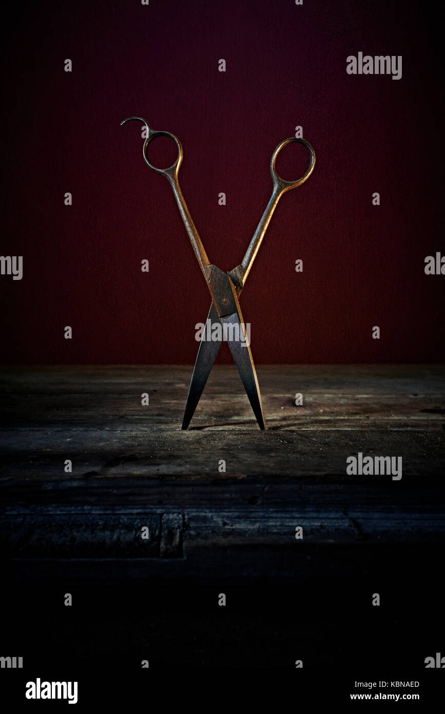 Murder Weapons - Scissors Stock Photo - Alamy