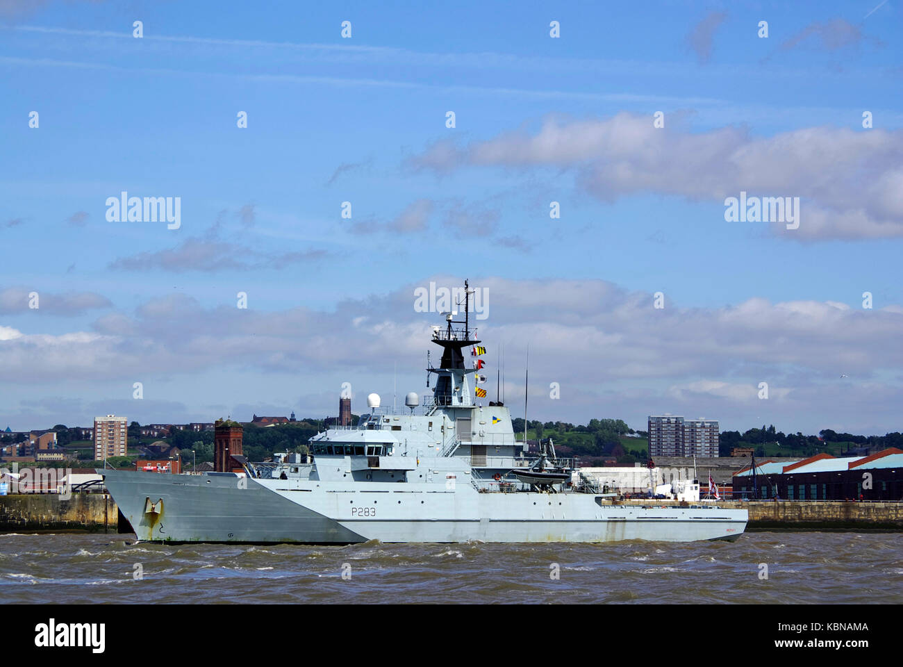 P283, HMS Mersey Stock Photo - Alamy