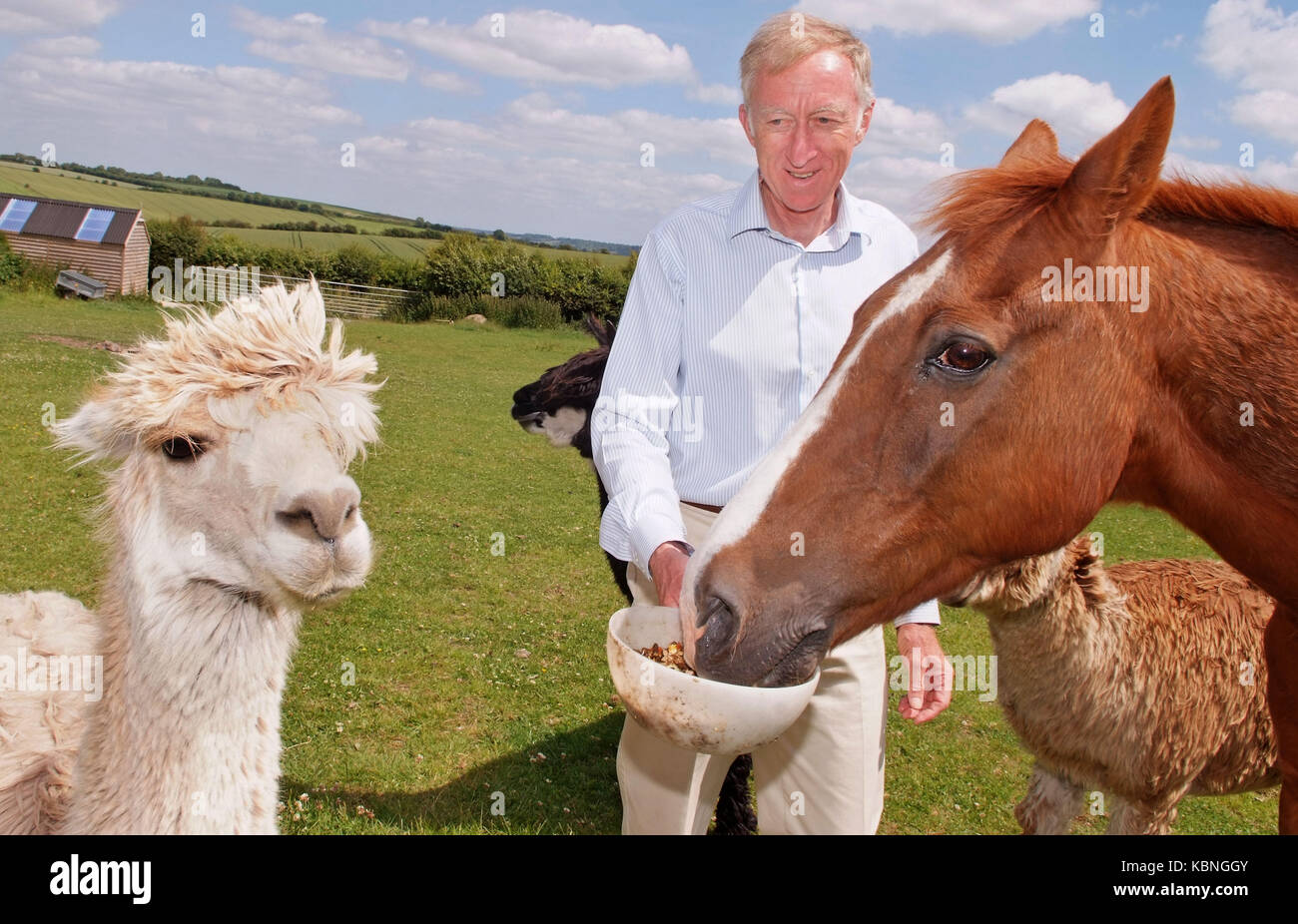 Former Track & field athlete and Olympian David Hemery at his home in ...