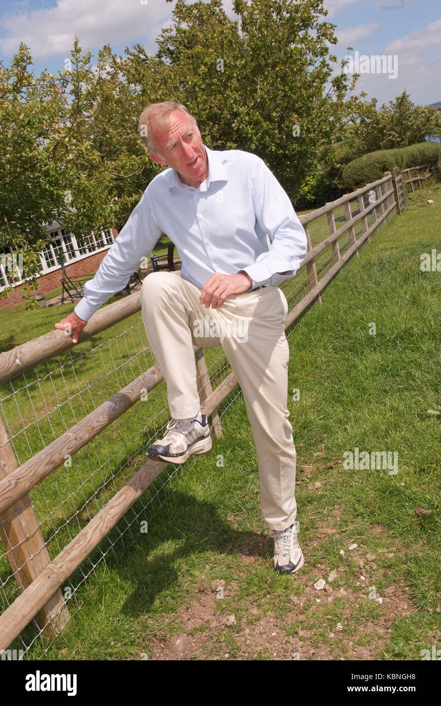 Former Track & field athlete and Olympian David Hemery at his home in ...