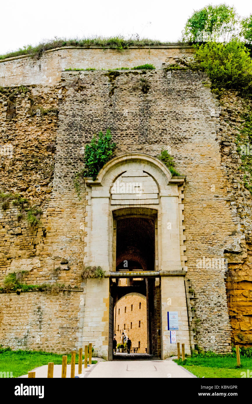Chateau of Sedan (Ardennes, France), one of the largest fortified ...