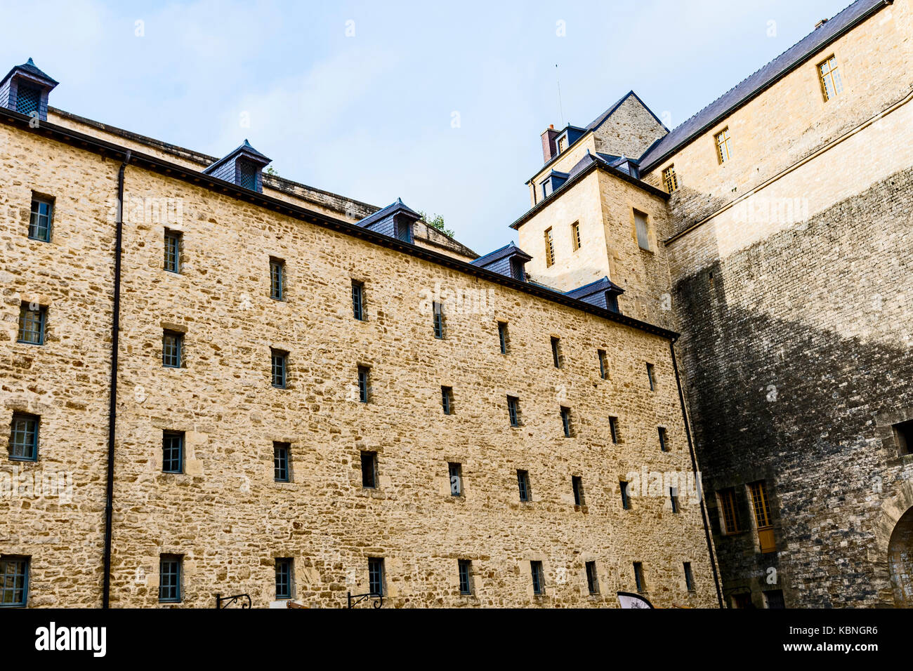 Chateau of Sedan (Ardennes, France), one of the largest fortified ...