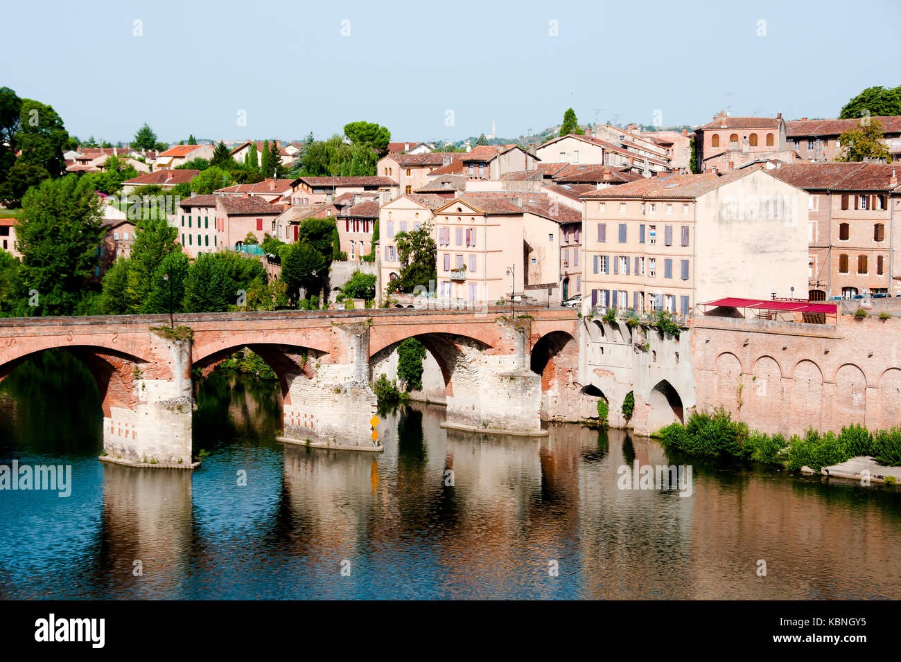 Old Bridge - Albi - France Stock Photo - Alamy