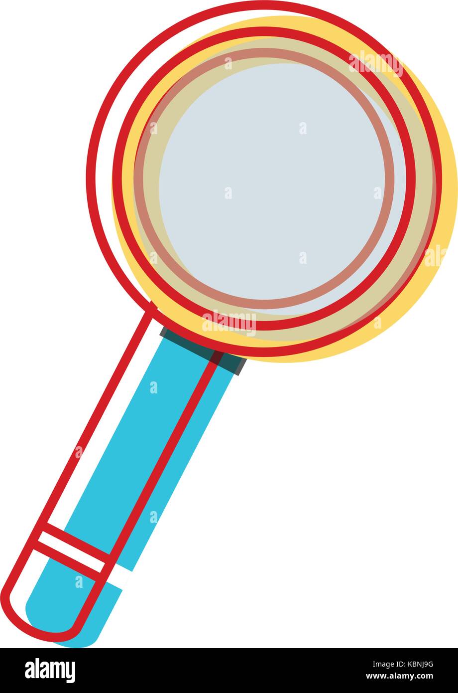 magnifying glass tool object design Stock Vector Image & Art - Alamy